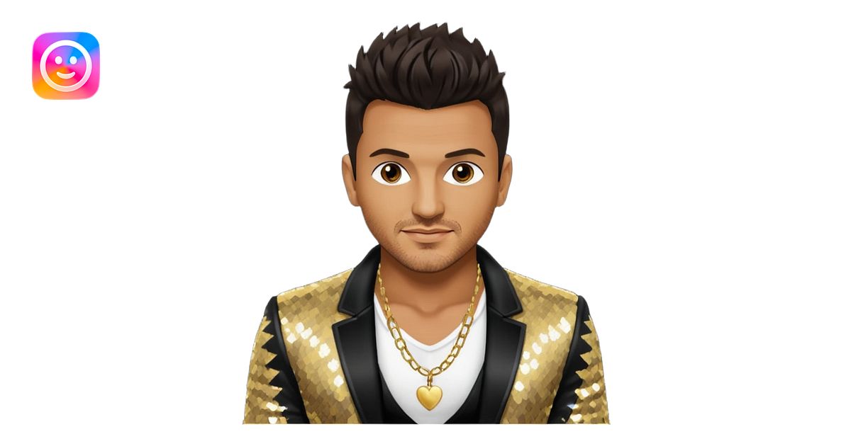 Peter Andre with dark brown hair, black sequin jacket, shirtless with ...