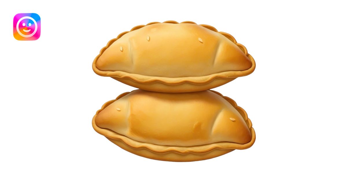 Empanadas Cinematic Realistic Empanadas Dish Emoji, depicted as crispy ...