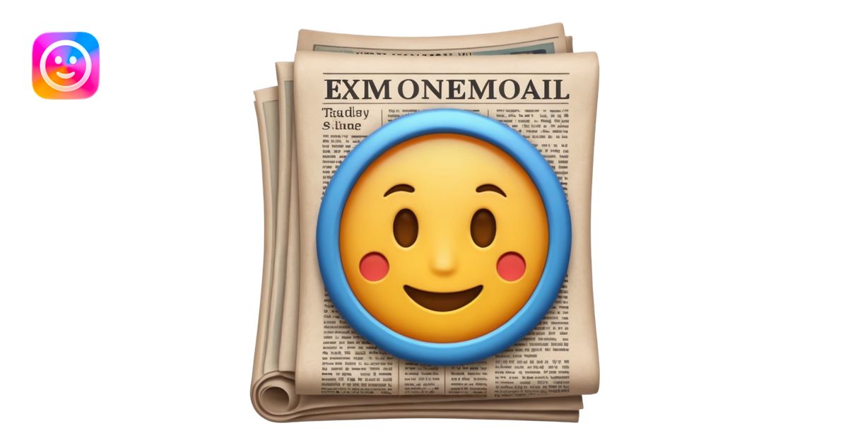 newspaper emoji | AI Emoji Generator