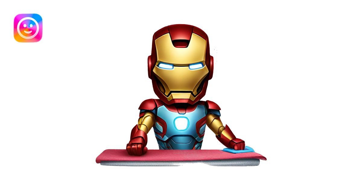 iron man ironing emoji | AI Emoji Generator