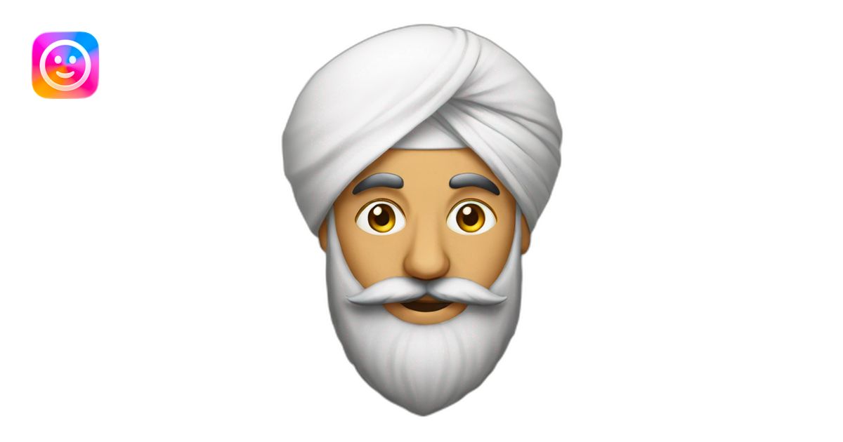 sardar emoji | AI Emoji Generator