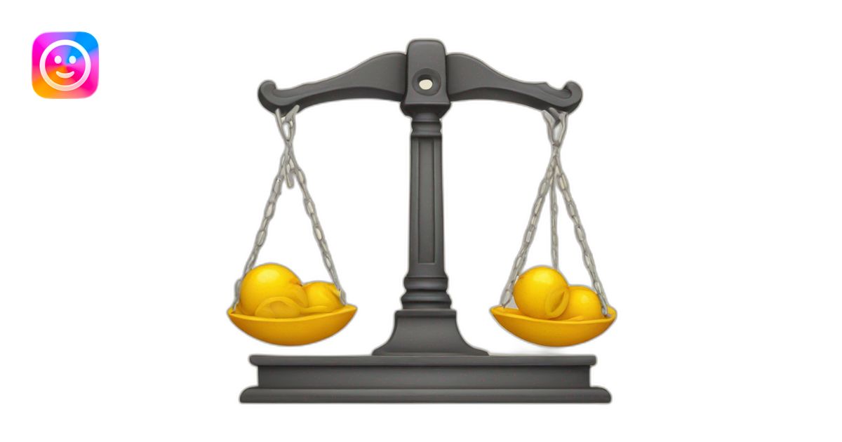 Balance Scale emoji | AI Emoji Generator