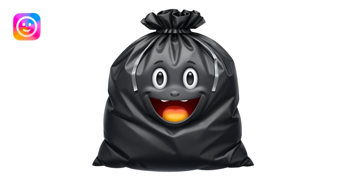 Trash bag emoji | AI Emoji Generator