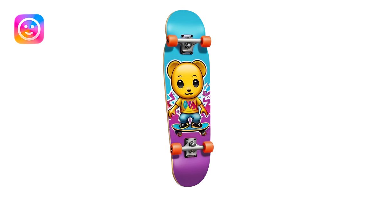 skate board funky emoji | AI Emoji Generator