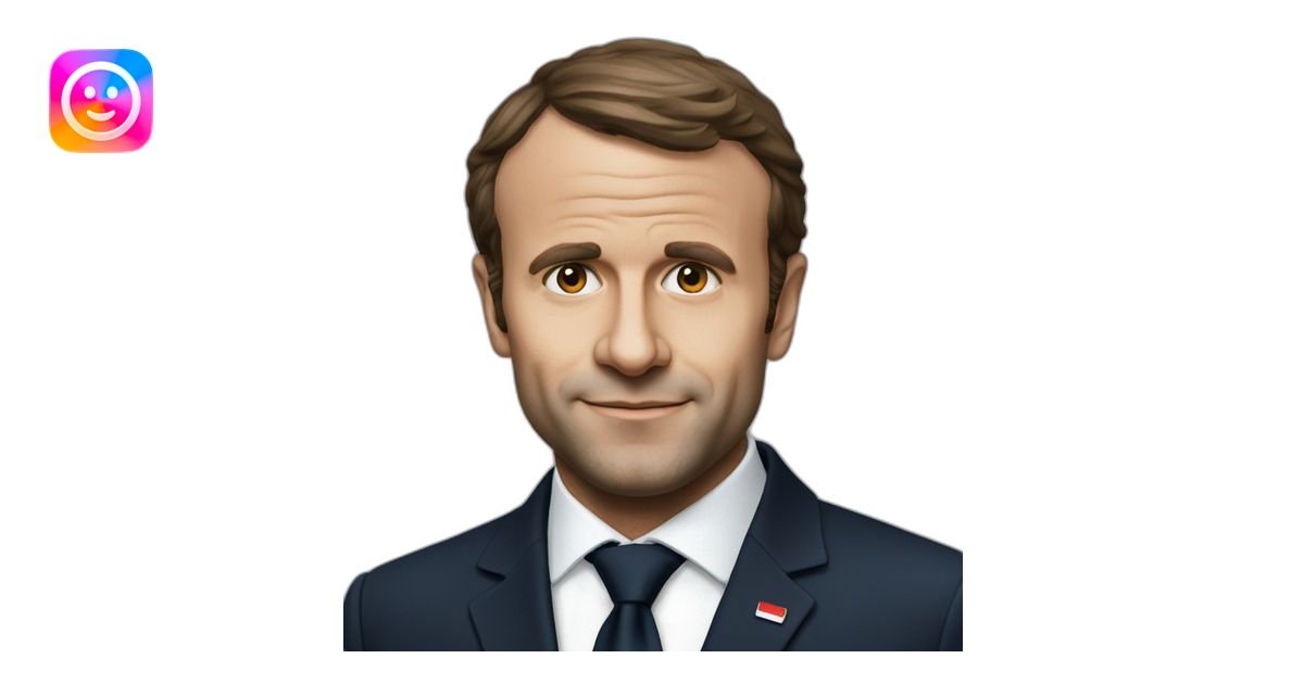 Macron emoji | AI Emoji Generator