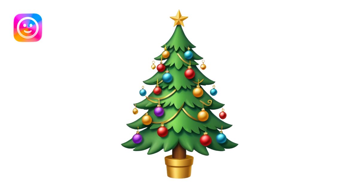 christmas tree emoji | AI Emoji Generator
