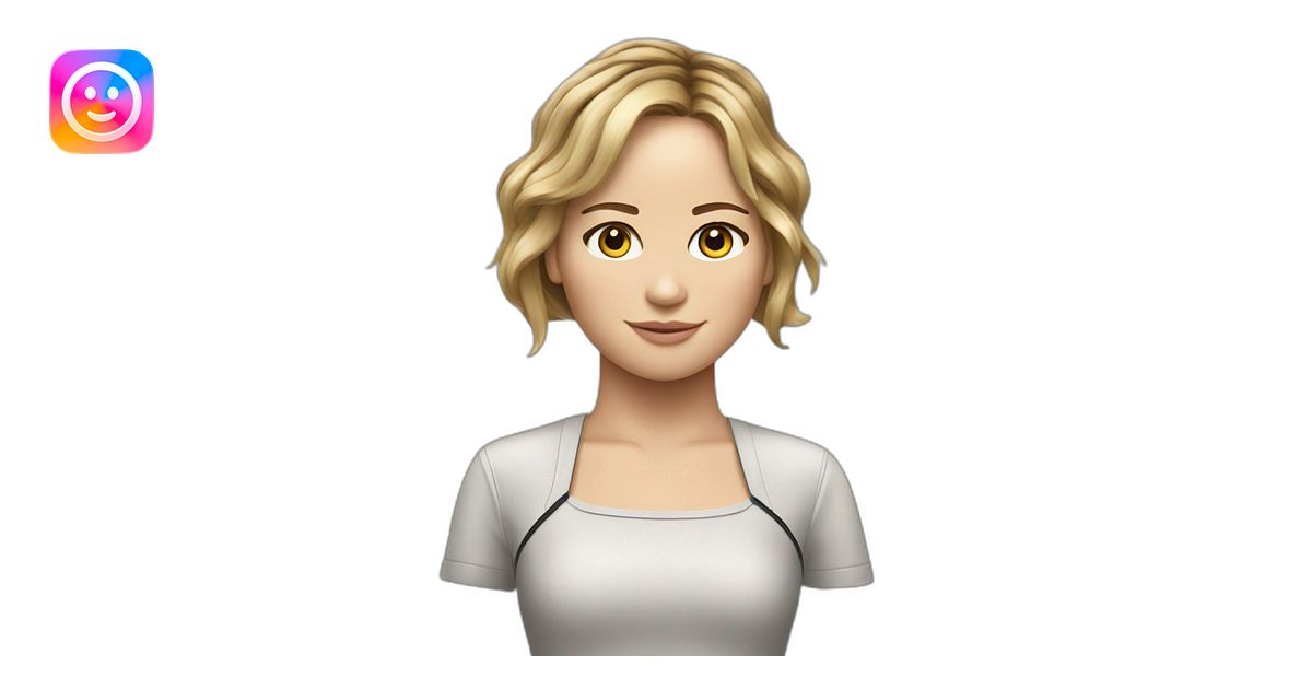 Jennifer Lawrence Hunger Games emoji | AI Emoji Generator