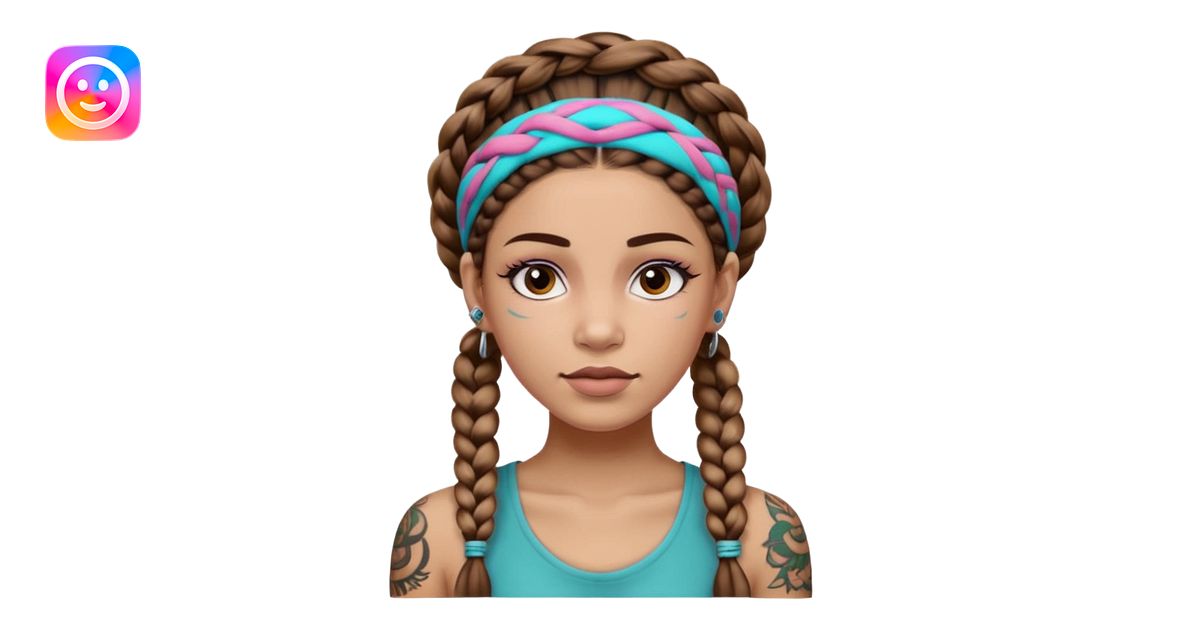 big lose braids starting from the top of the head woman face wiith big ...