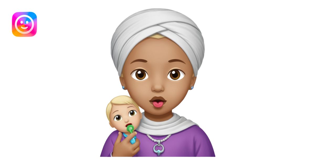 Muhhamad and Aisha Muhhamad old little girl with binkie in mouth emoji ...