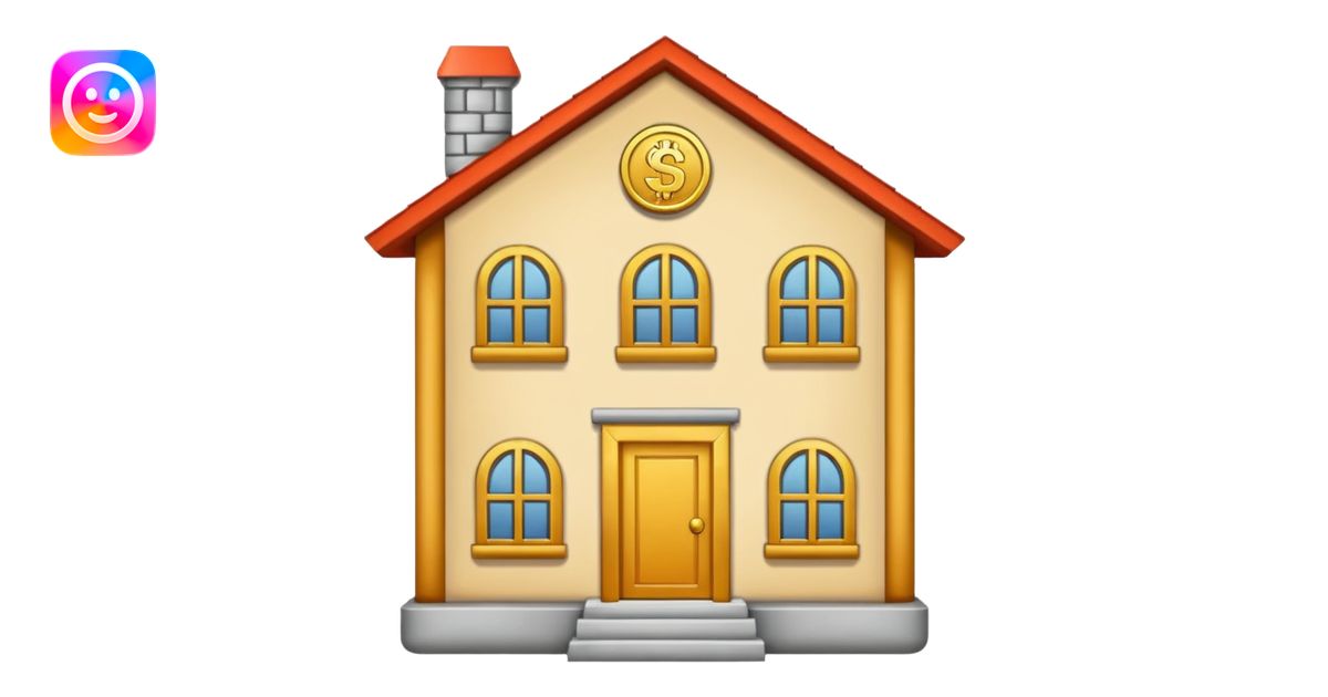 coin house emoji | AI Emoji Generator