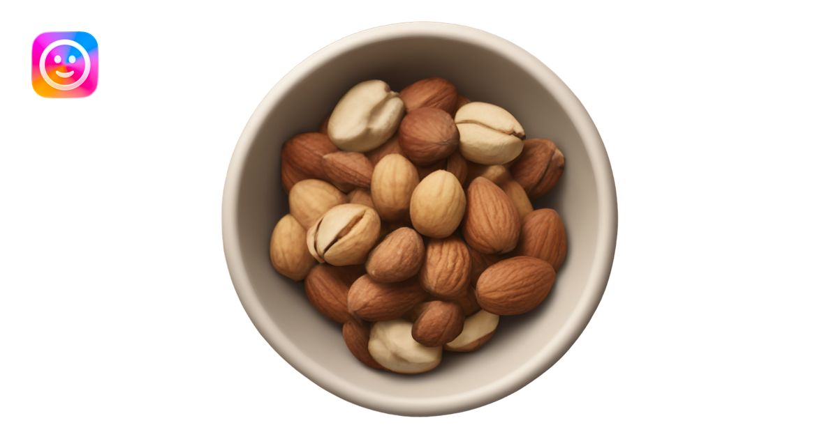 bowl of nuts on planet earth emoji | AI Emoji Generator