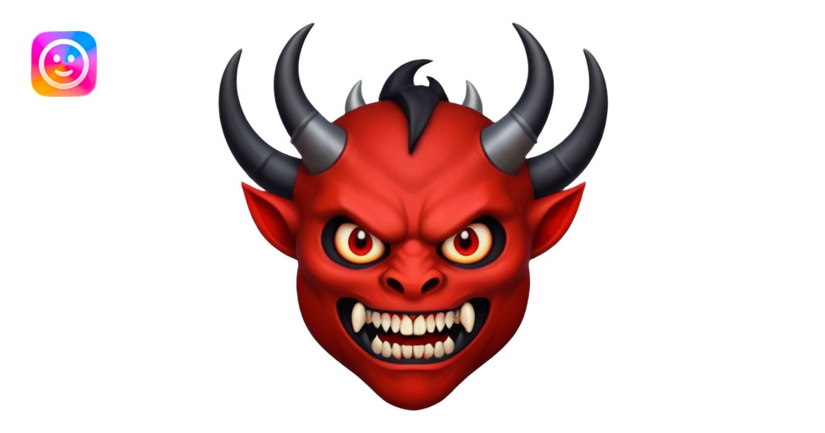 demon emoji | AI Emoji Generator
