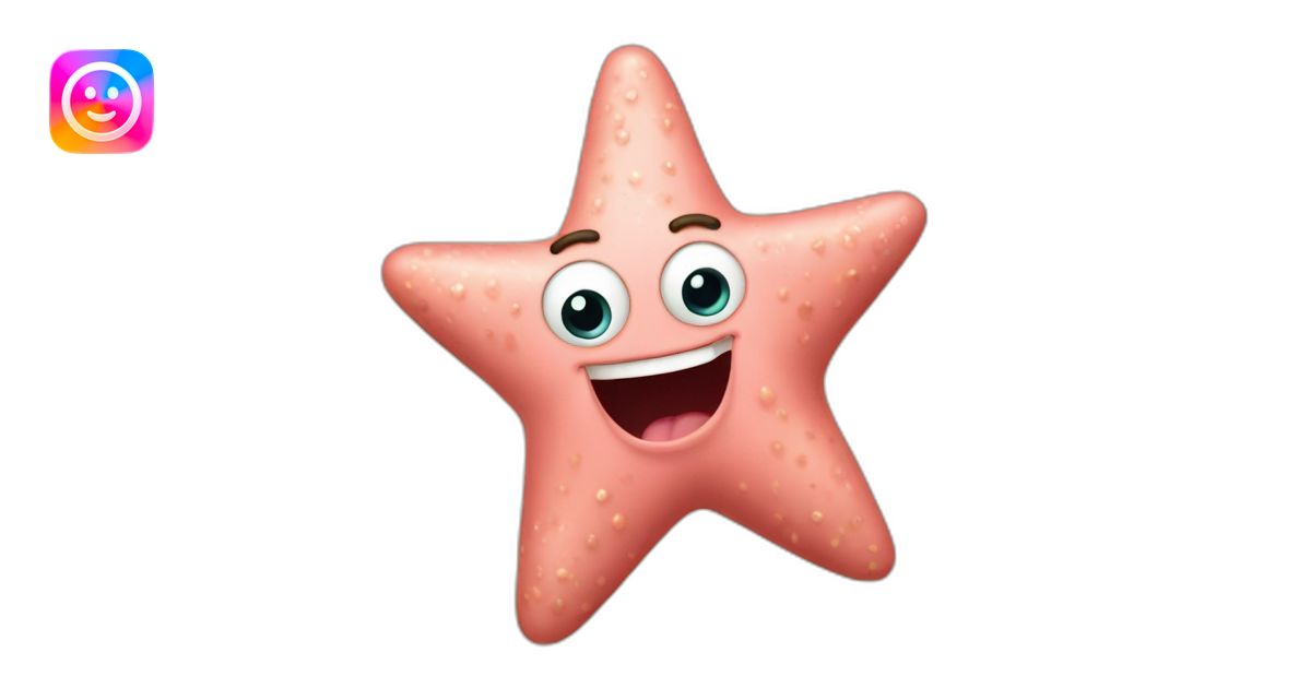 patrick star emoji | AI Emoji Generator