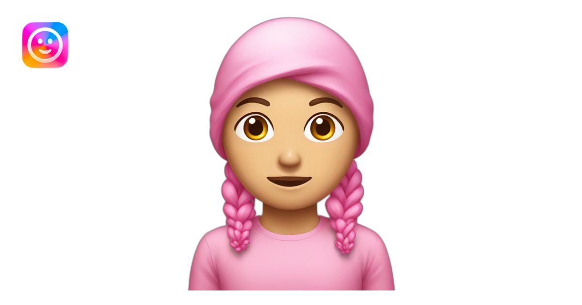 lazo rosa del cáncer emoji | AI Emoji Generator
