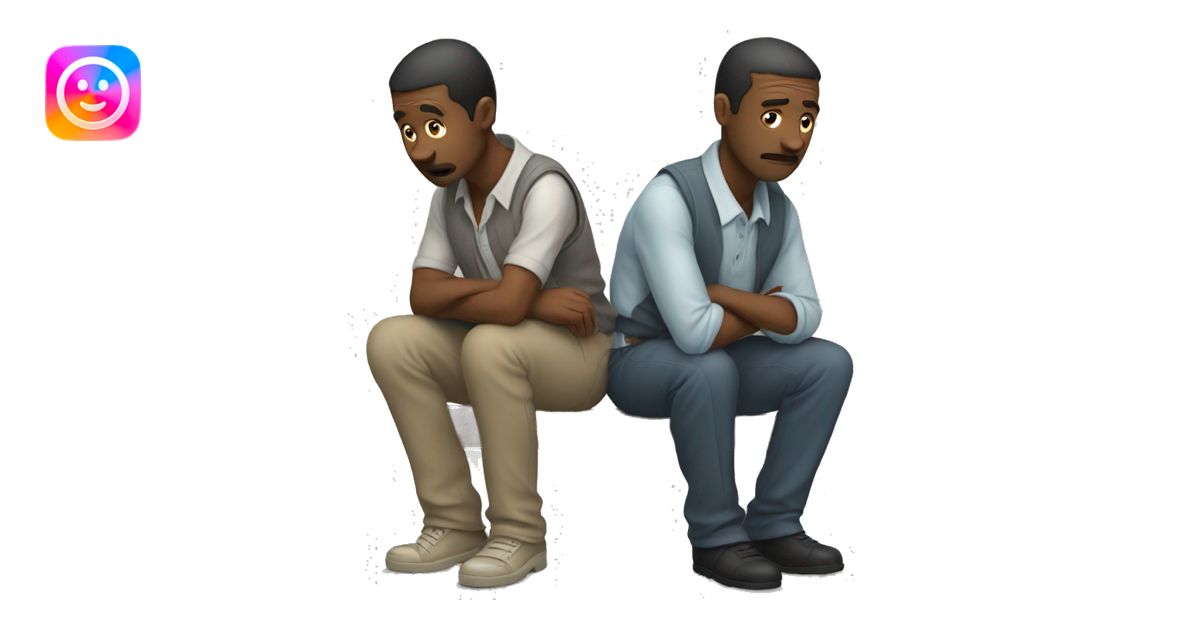 2 people hunching emoji | AI Emoji Generator