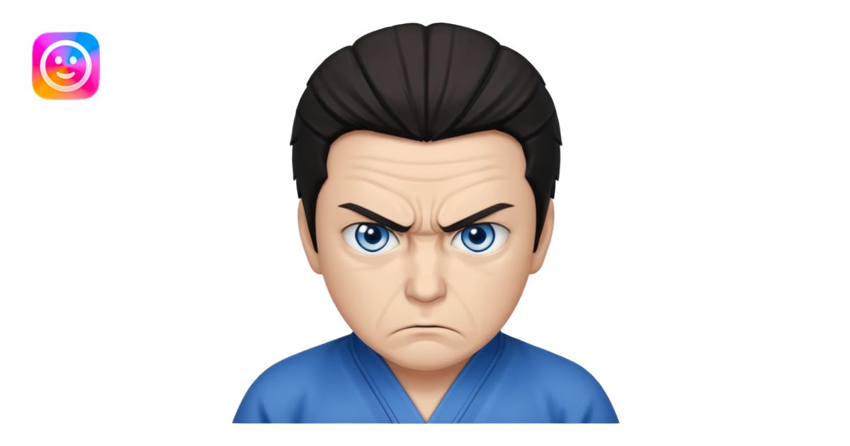 Make satoru gojo angry emoji emoji | AI Emoji Generator