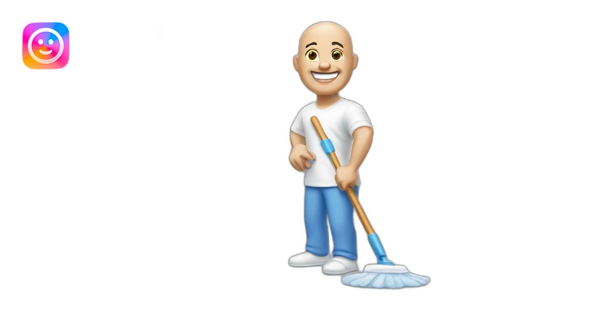 mr clean cleaning emoji | AI Emoji Generator