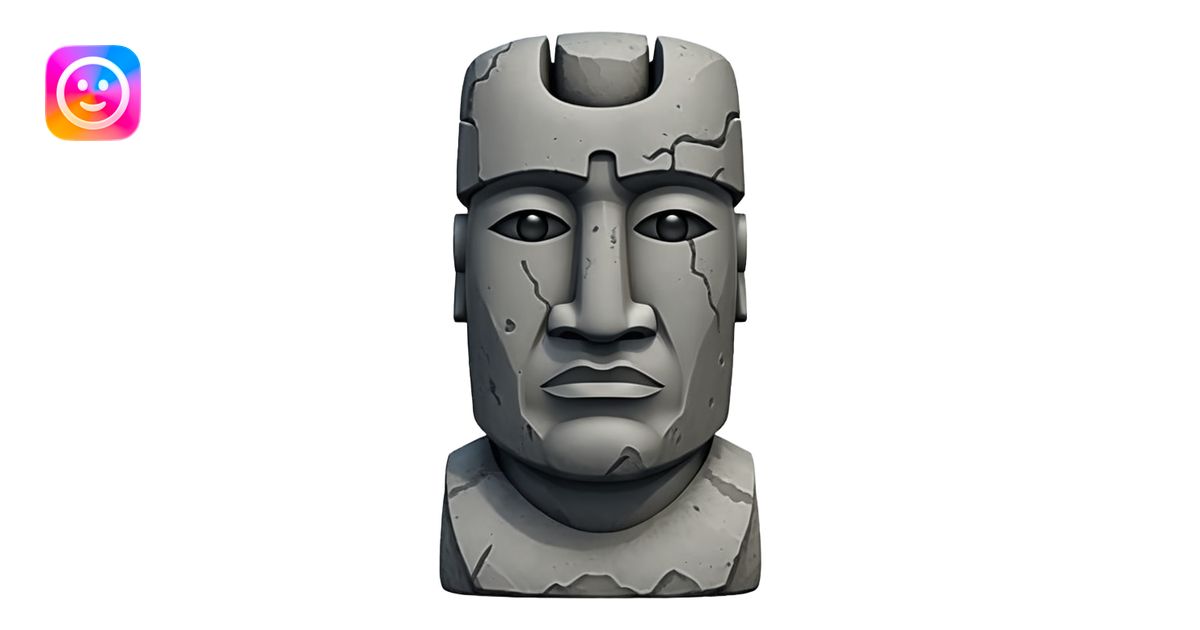 Sigma moai gigachad statue emoji | AI Emoji Generator