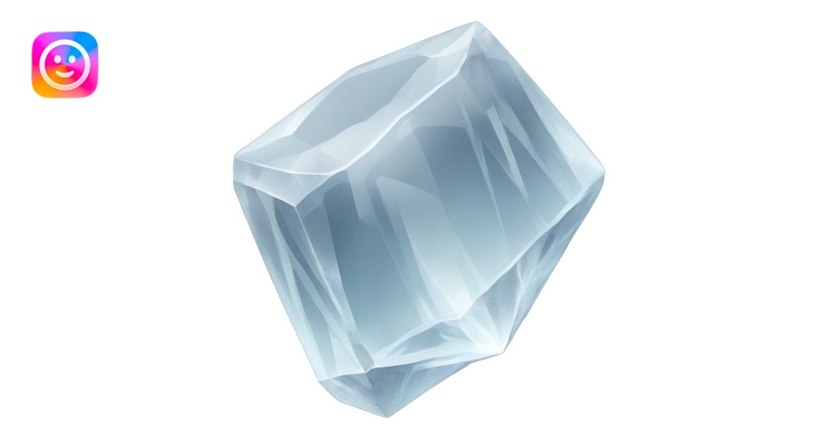a clear quartz emoji | AI Emoji Generator