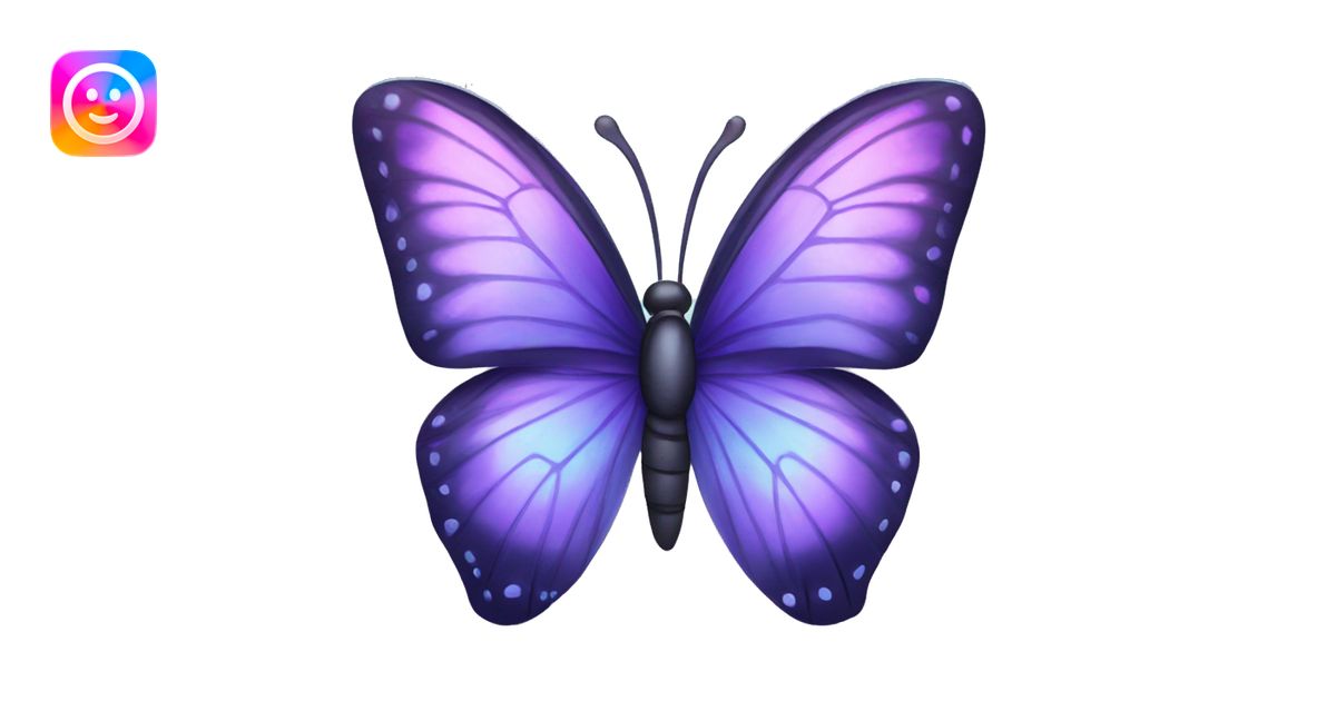 magical butterfly emoji | AI Emoji Generator