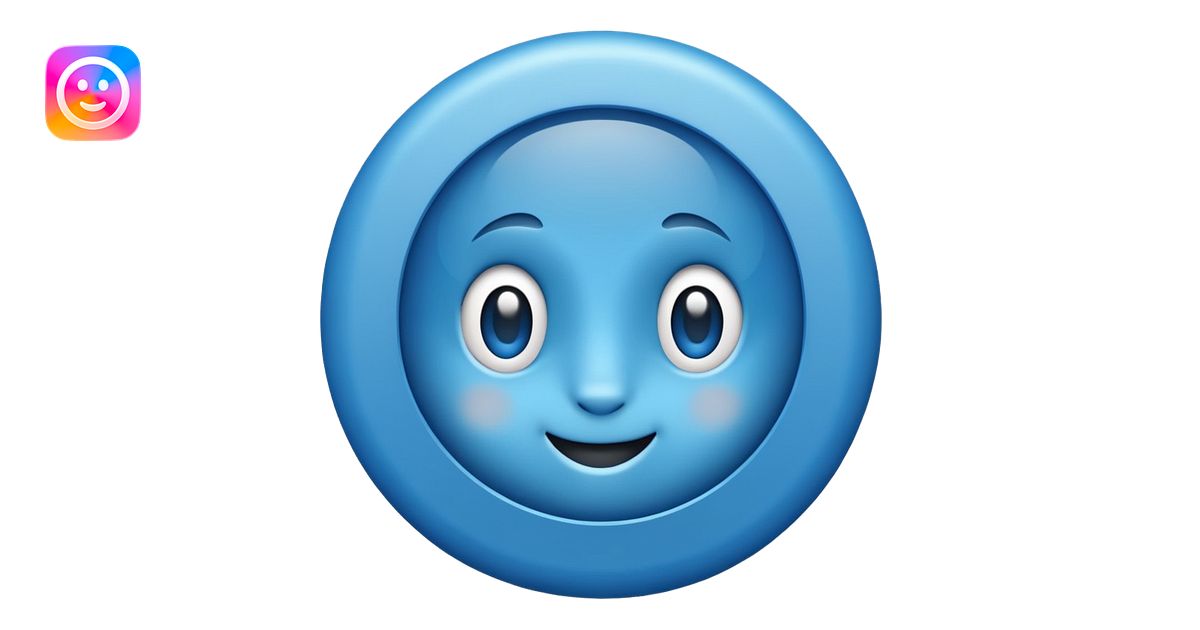Blue tick emoji | AI Emoji Generator
