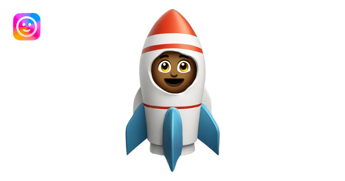 Jesus in a rocket ship emoji | AI Emoji Generator