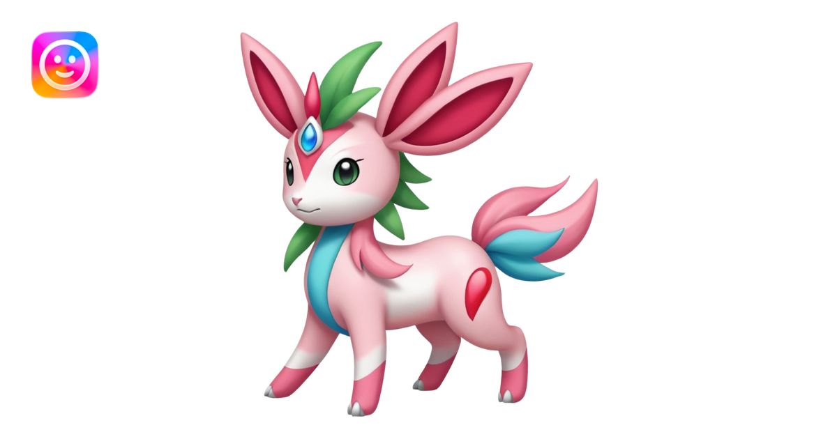 Shaymin-Sylveon-Meloetta-Milotic-Amaura-Pokémon-Fakémon-fusion, full ...