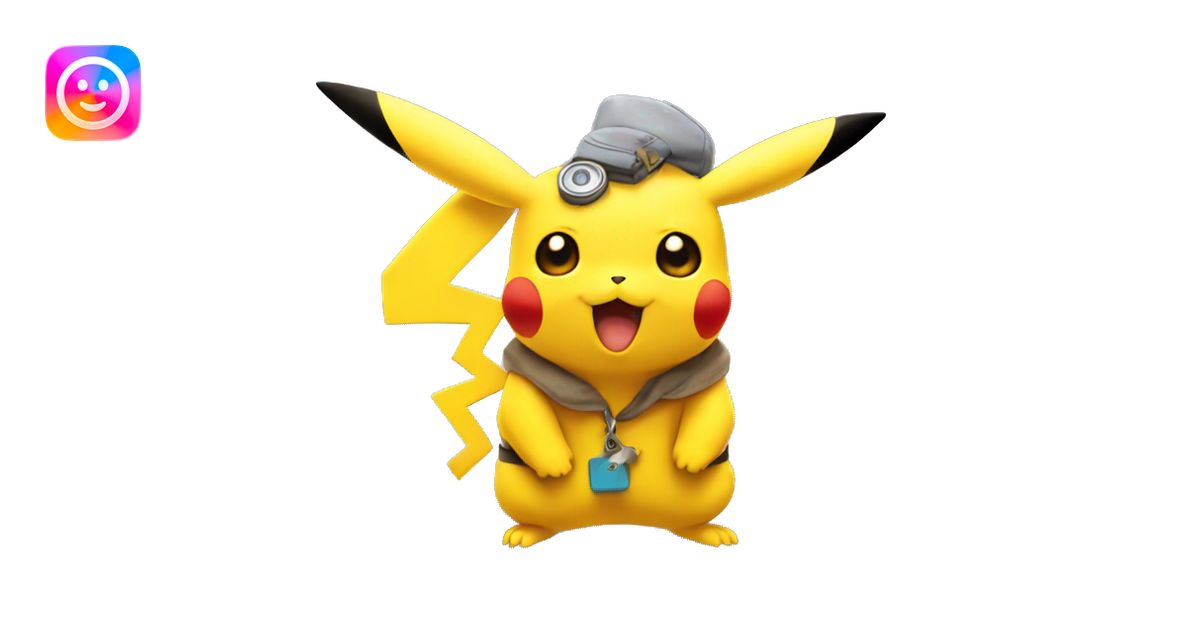 Pikachu saying I am watching you emoji | AI Emoji Generator