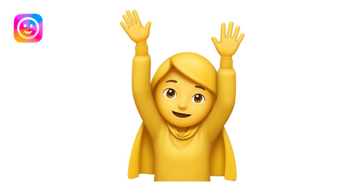 An emoji character mid-dab: face slightly lowered into the bent elbow ...