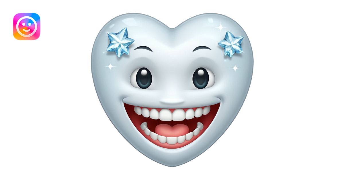 Diamond teeth emoji | AI Emoji Generator
