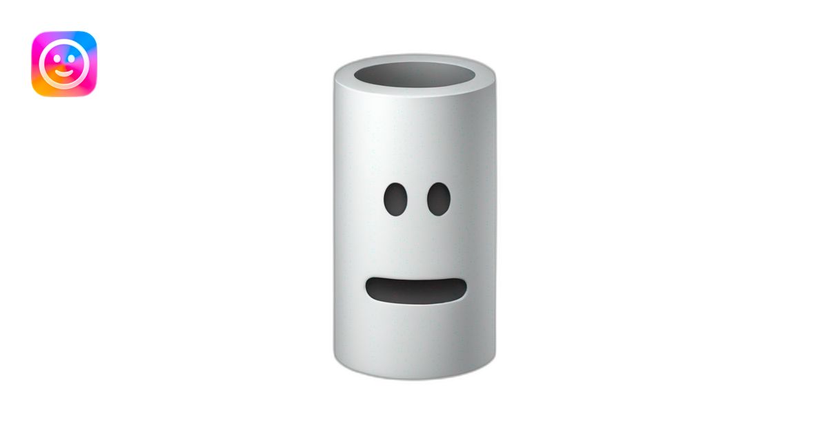 White skin cylinder emoji | AI Emoji Generator