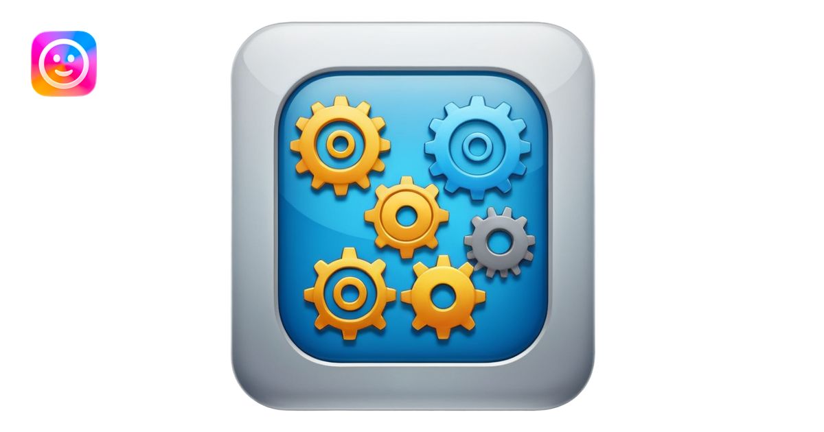iPhone settings app emoji emoji | AI Emoji Generator