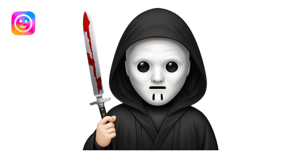 Ghostface emoji | AI Emoji Generator