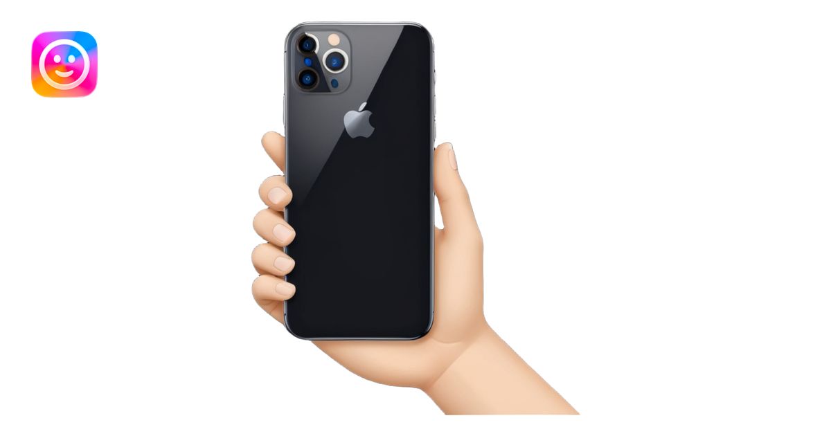 one hand showing iphone 17 pro with black screen, only hand and phone ...