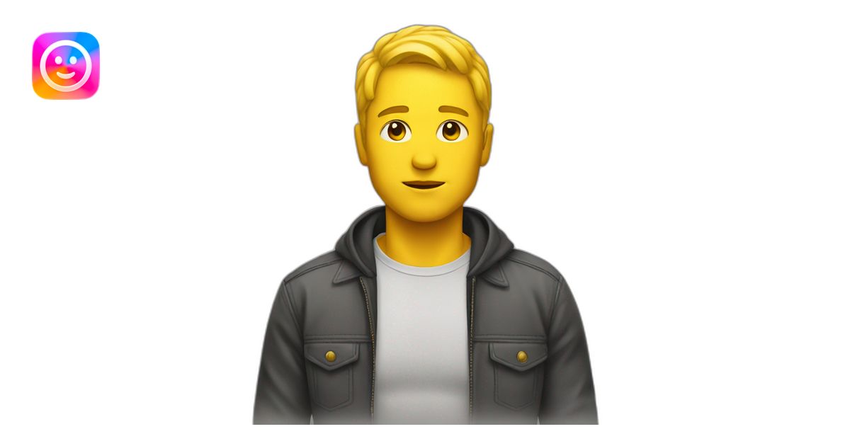 men yellow emoji | AI Emoji Generator