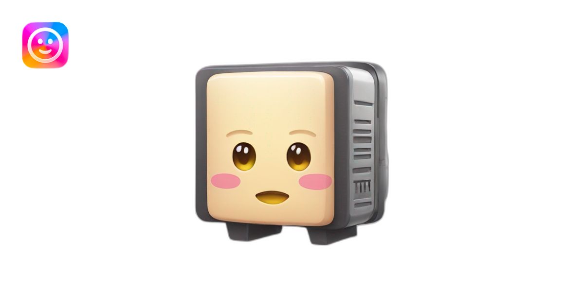 cute kawaii cpu emoji | AI Emoji Generator