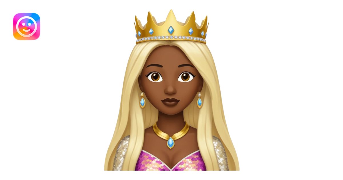 Queen of Sheba from The Bible with dark skin, long blonde hair, ivory ...