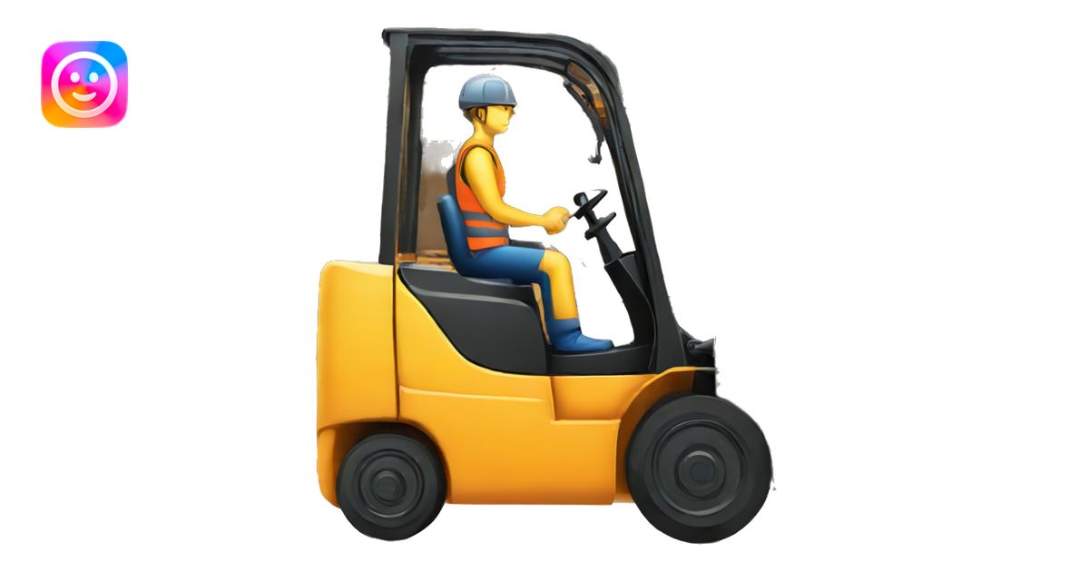forklift usage emoji | AI Emoji Generator