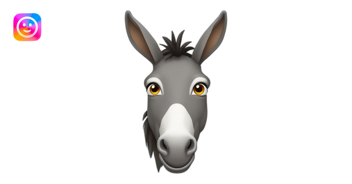 donkey emoji | AI Emoji Generator