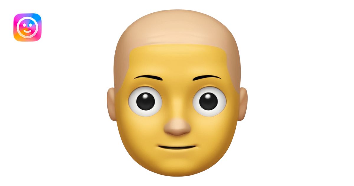 An Roblox Noob Face With An Normal expresion (Just An Bald Yellow ...