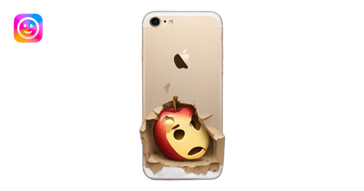 apple iphone destroyed emoji | AI Emoji Generator