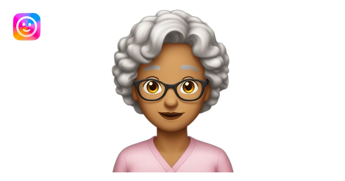 Mamie sur papie emoji | AI Emoji Generator