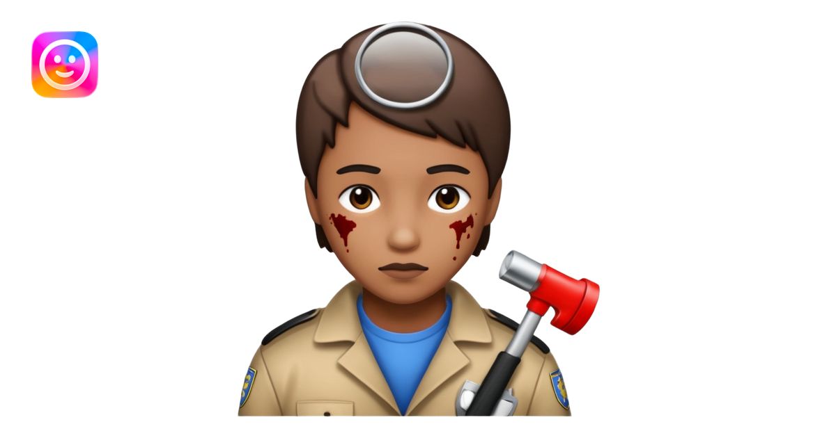 crime scene character drawing emoji | AI Emoji Generator