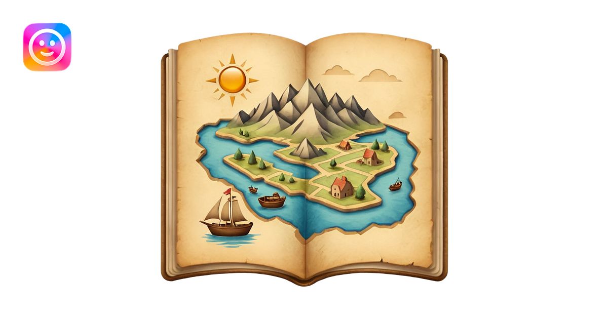 exploration map emoji | AI Emoji Generator
