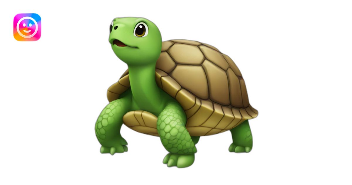 A turtle in japan emoji | AI Emoji Generator