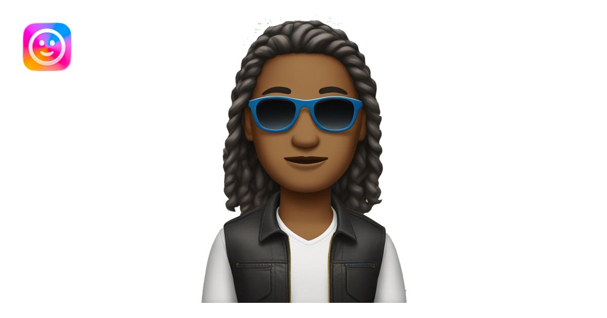 Bitmoji with sunglasses emoji | AI Emoji Generator