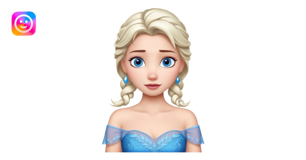 elsa frozen disney emoji | AI Emoji Generator