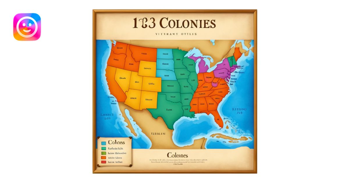 13 colonies emoji | AI Emoji Generator