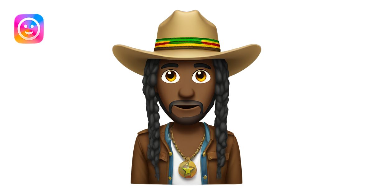 Rasta cowboy emoji | AI Emoji Generator