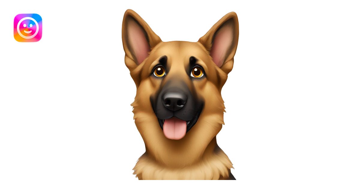 german shepherd emoji | AI Emoji Generator